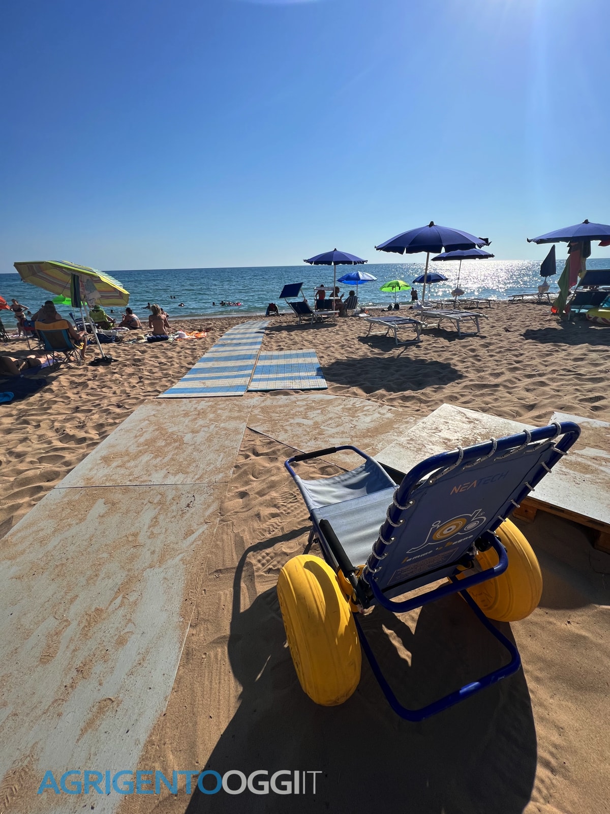 Albachiara Beach: inclusione e accessibilità sulla Spiaggia di San Leone - AgrigentoOggi